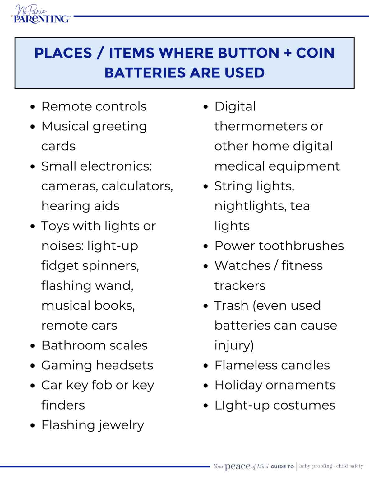 Button Batteries (+ Coin Batteries)- New Dangers and How To Keep Kids ...