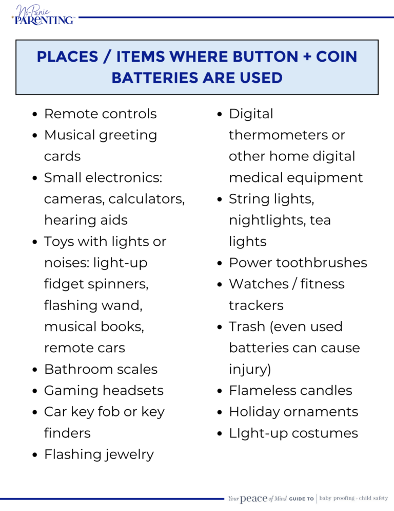 Button Batteries (+ Coin Batteries)- New Dangers and How To Keep Kids ...
